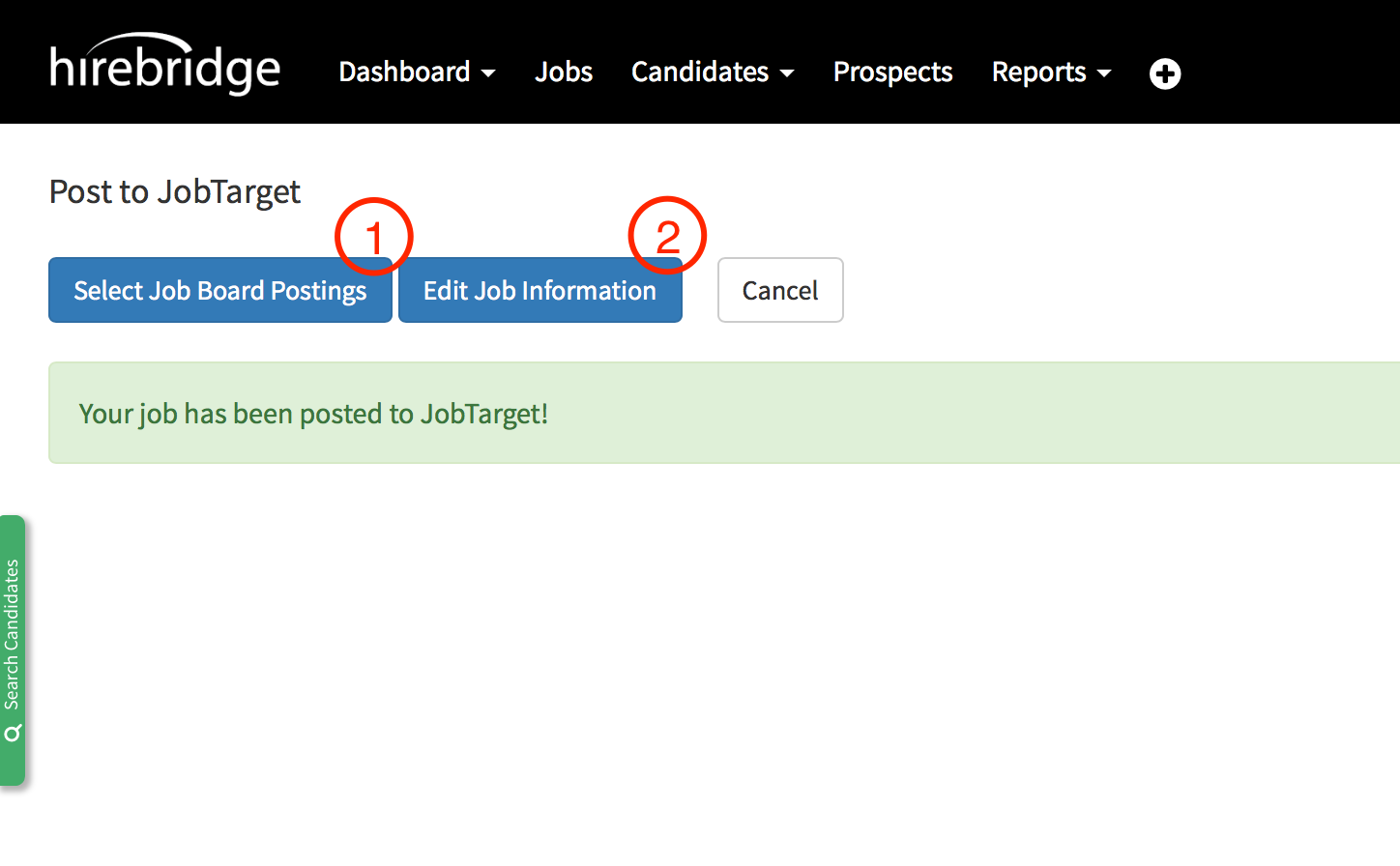 Posting Jobs to JobTarget – Hirebridge