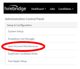Account Settings, Access, and Permission Overview – Hirebridge