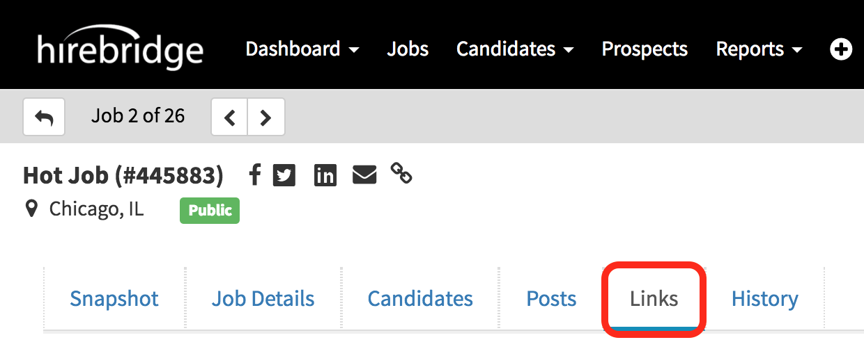Custom Referral Source Tracking Link – Hirebridge