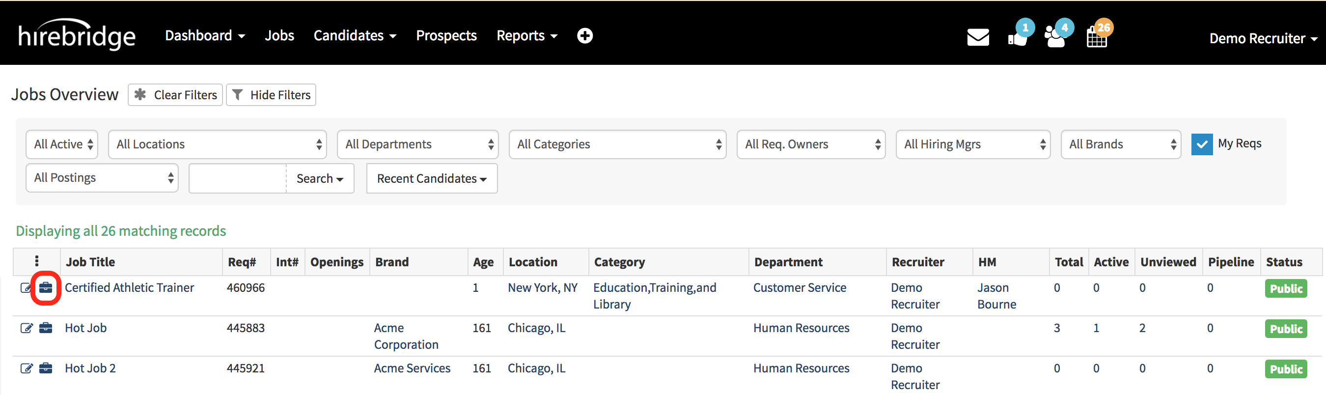 Custom Referral Source Tracking Link – Hirebridge