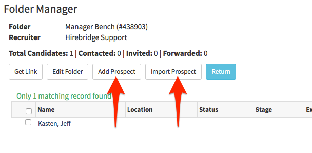 How to Add a Prospect – Hirebridge