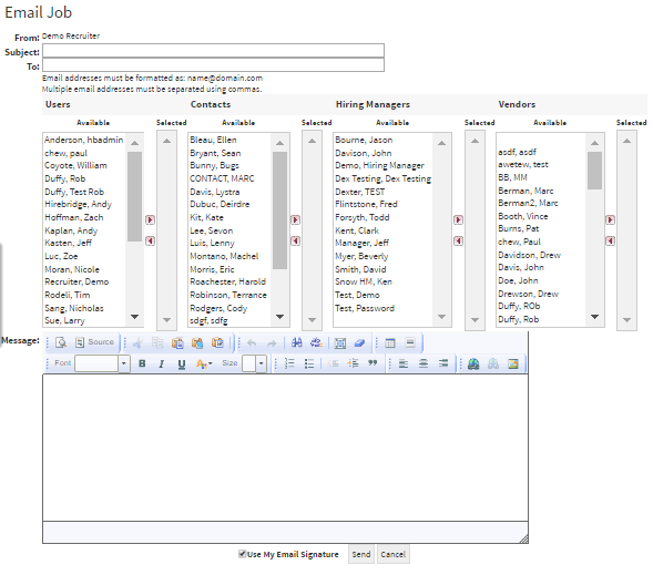 How to Email A Requisition – Hirebridge