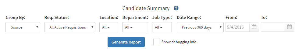 Candidate Summary Report – Hirebridge