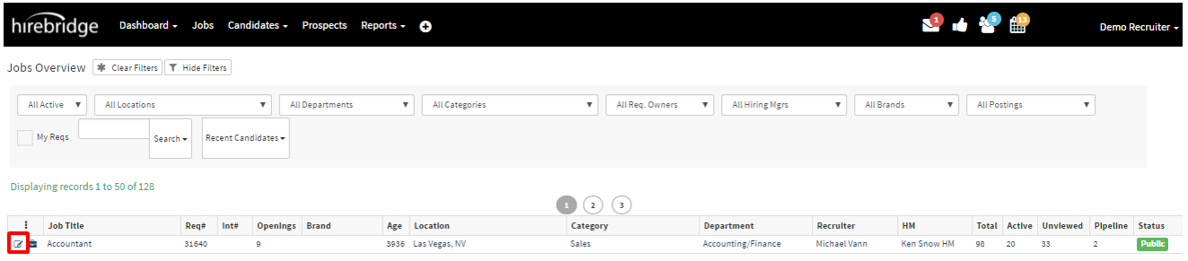 New Candidate Application Notification – Hirebridge