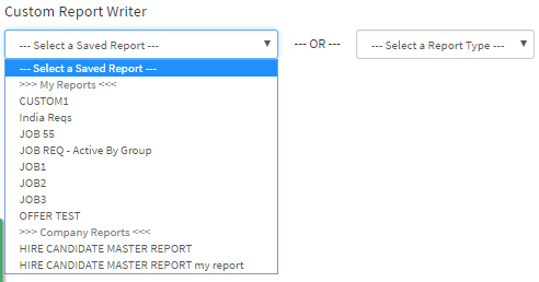 Save/Share Custom Report – Hirebridge