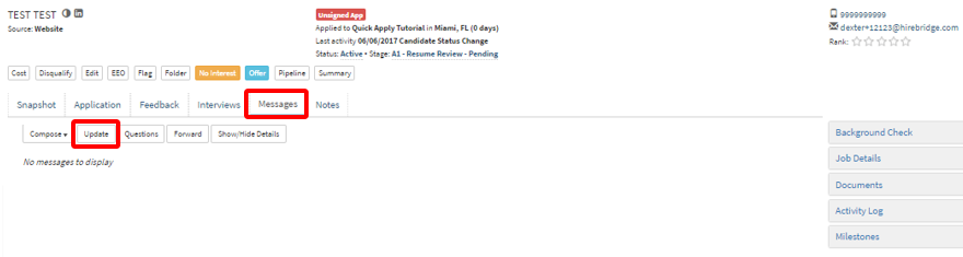Quick Apply Setup/Process – Hirebridge