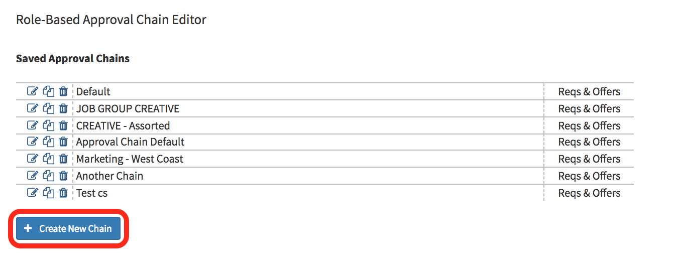 Offer/Requisition Approval Chain (Role Based) – Hirebridge