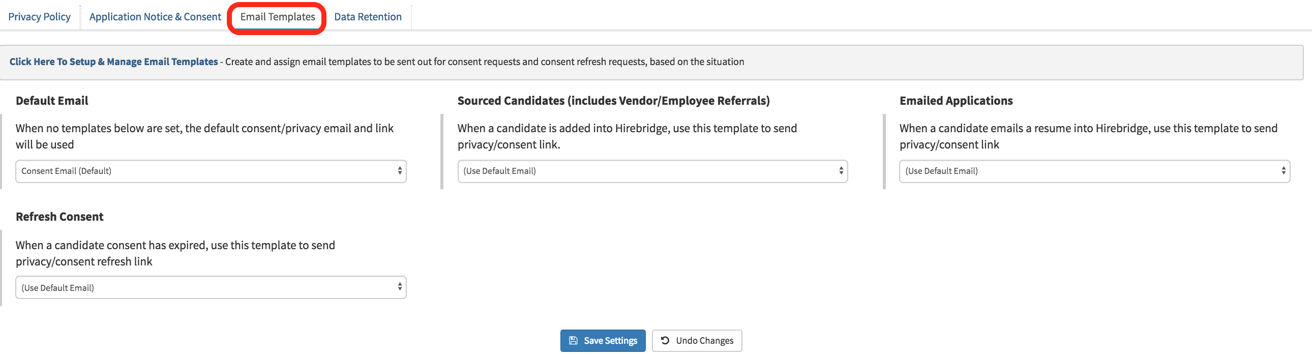 GDPR - Email Templates – Hirebridge