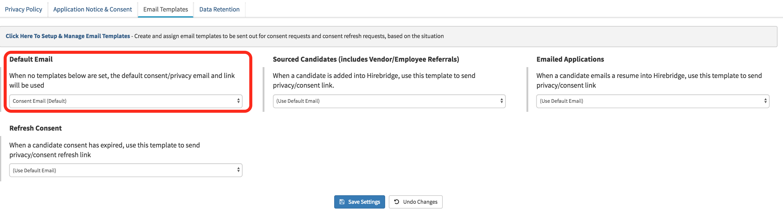 GDPR - Email Templates – Hirebridge