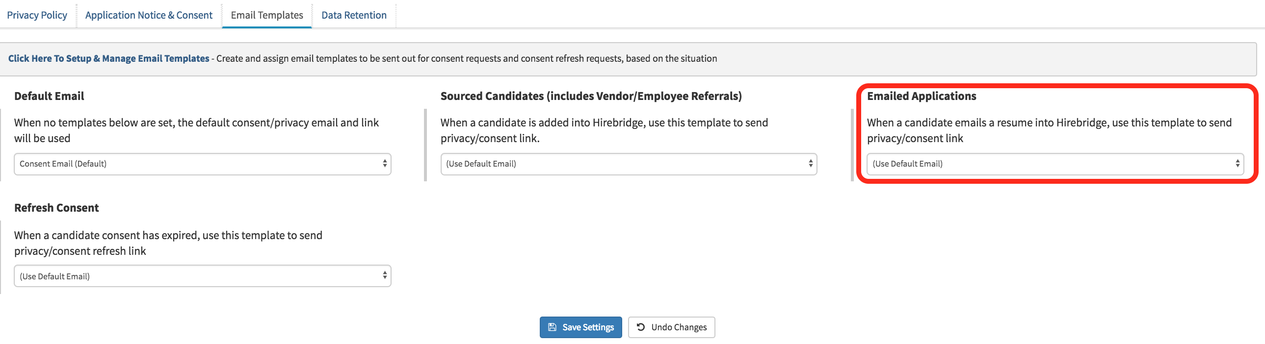 GDPR - Email Templates – Hirebridge