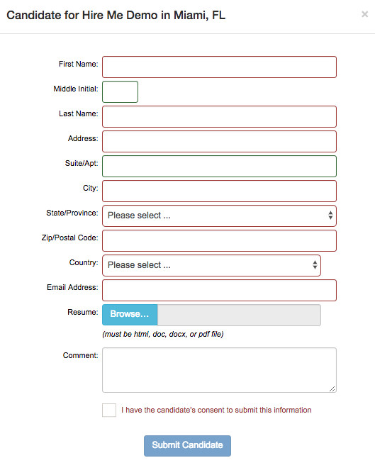 Vendor Portal - How to Submit Candidates – Hirebridge